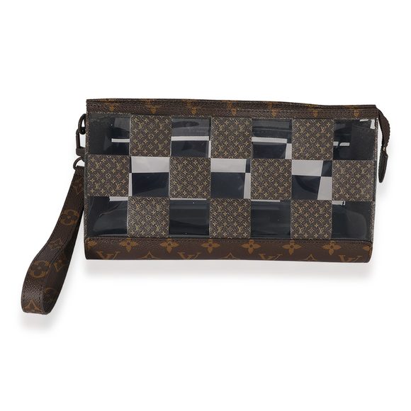 Louis Vuitton | Bags | Louis Vuitton Monogram Chess Pvc Standing Pouch ...